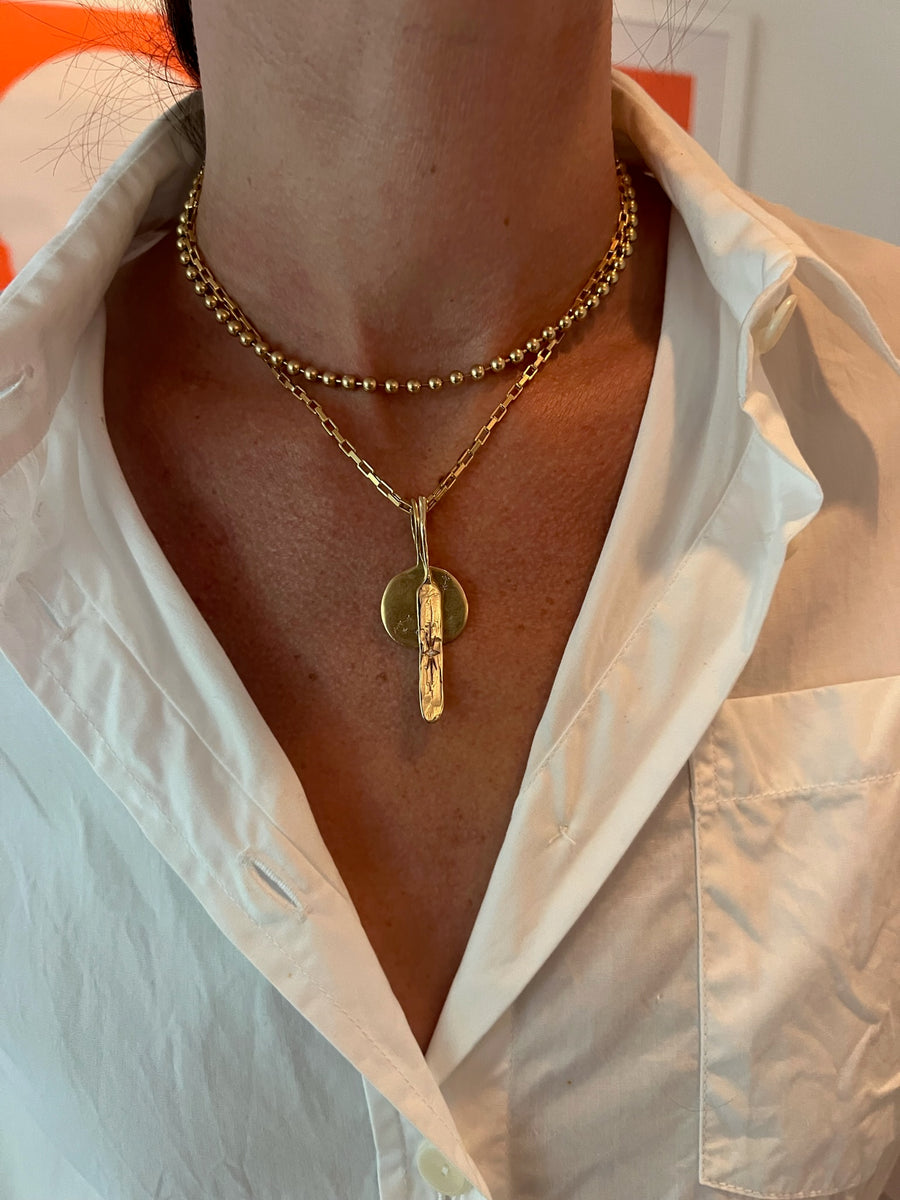 North Star Elongated Charm – Rebecca Pinto