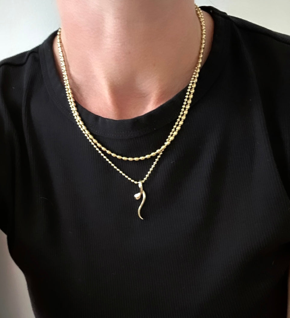 Medusa Serpent Charm – Rebecca Pinto