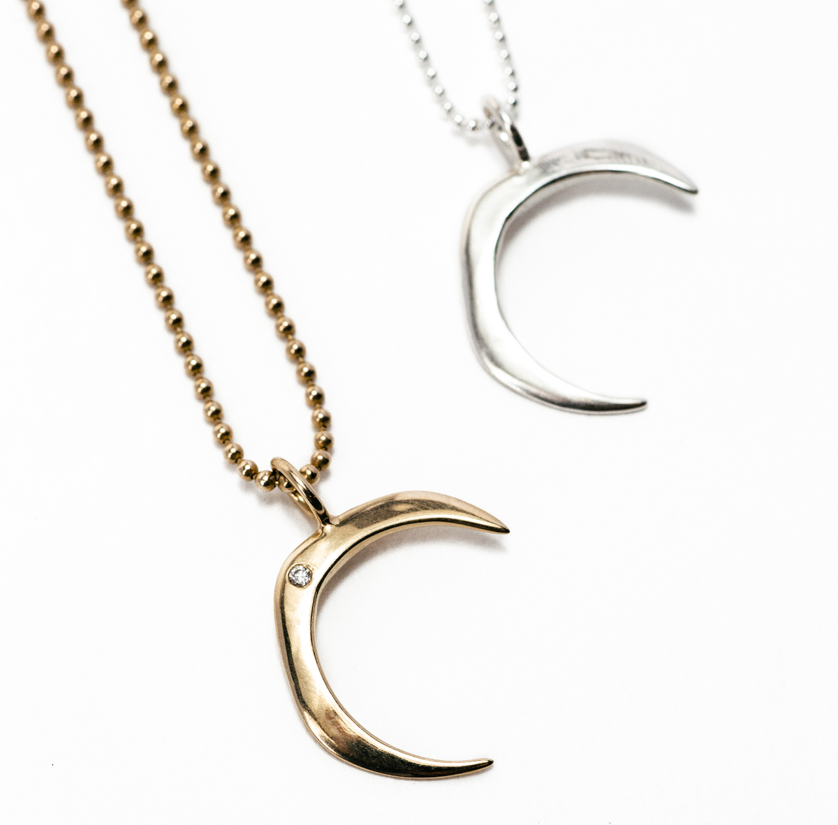 Luna Moon Diamond Necklace – Rebecca Pinto